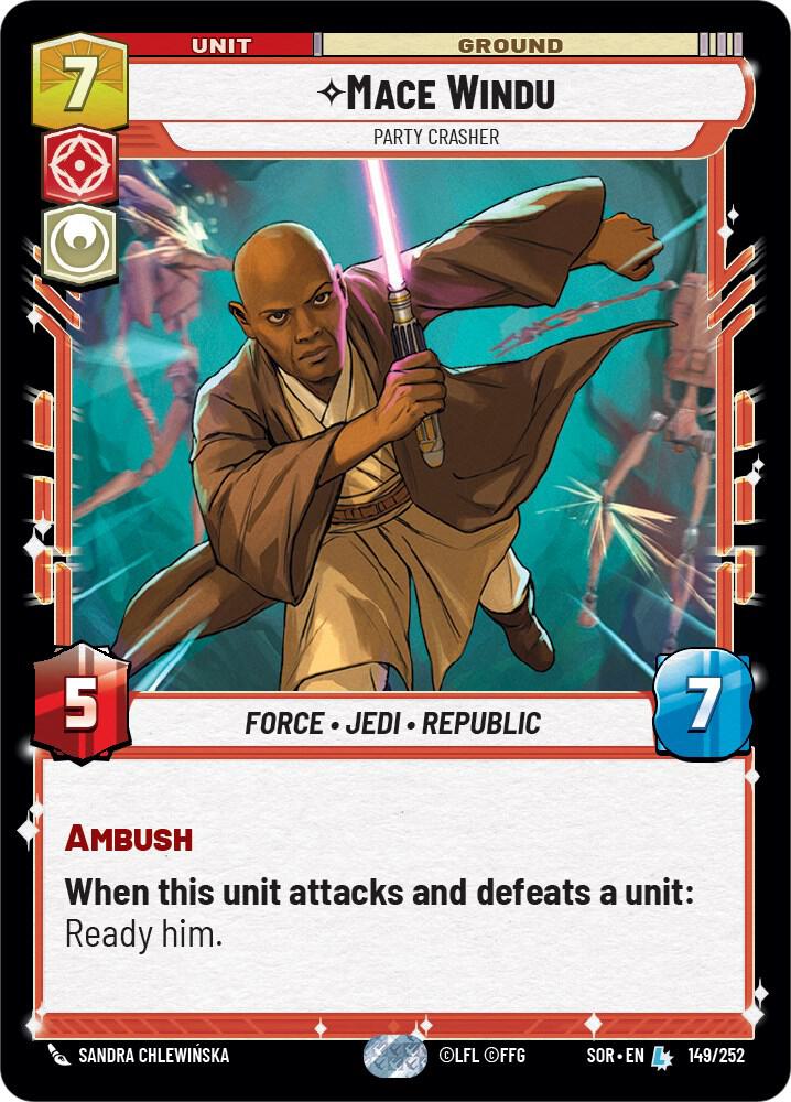 SWU Spark of the Rebellion - 149 Mace Windu