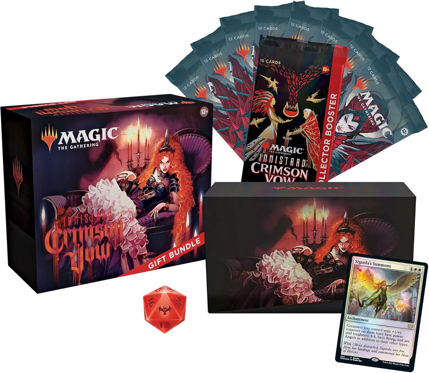 Magic MTG - Inistrad Crimson Vow - Gift Bundle (ingles)