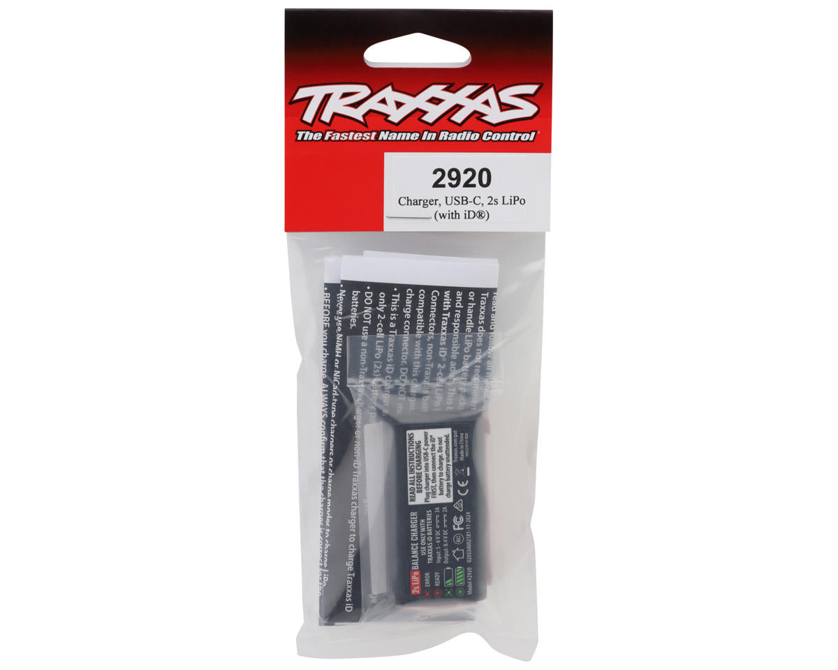 Traxxas - USB-C 2S Lipo Charger w/iD® Connector