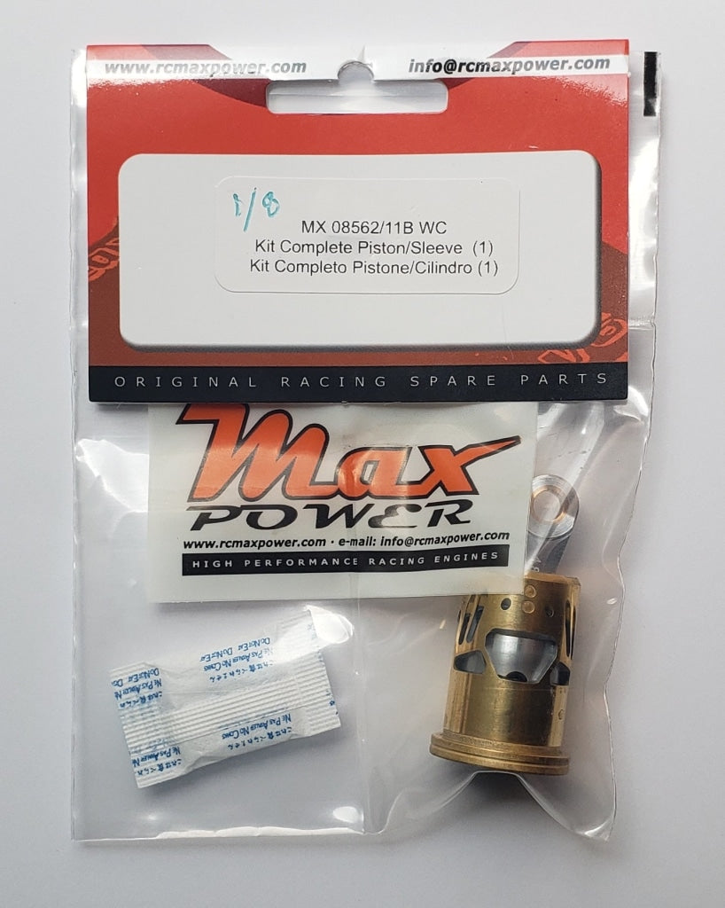 Max Power - Complete Piston / Sleeve 9P+Conrod for RP9 Motor (1)