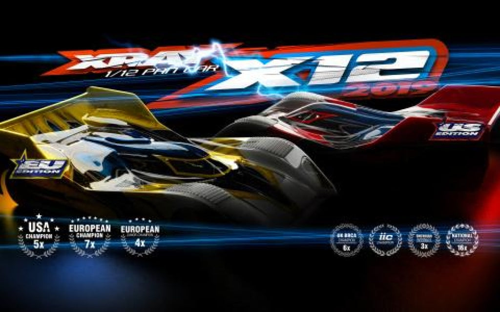 XRAY X12 - 2019 US SPECS - 1/12 PAN CAR XRAY370010